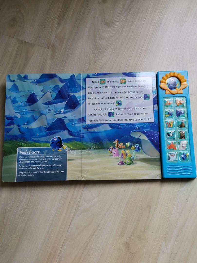 Finding Dory - Play a sound book, Hobbies & Toys, Books & Magazines ...
