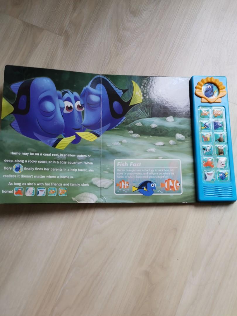 Finding Dory - Play a sound book, Hobbies & Toys, Books & Magazines ...