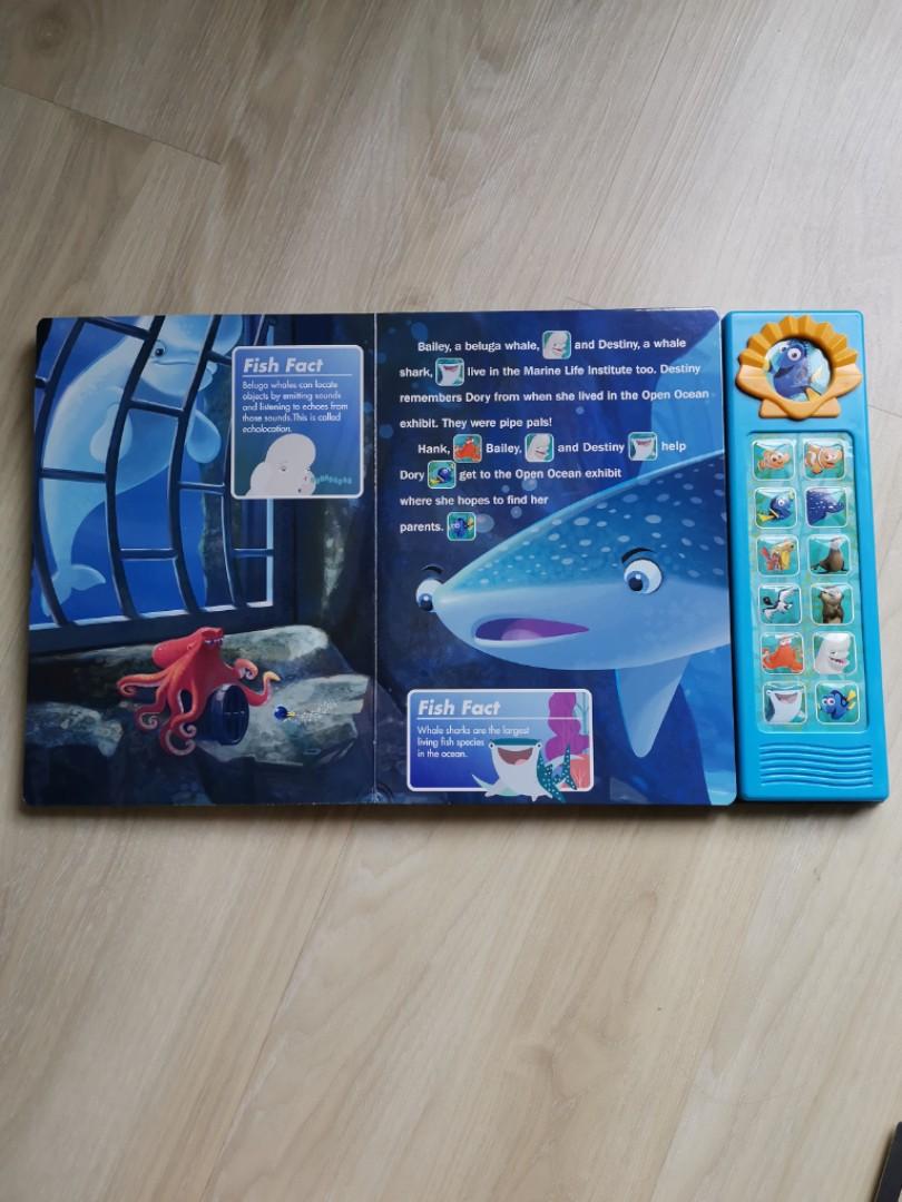 Finding Dory - Play a sound book, Hobbies & Toys, Books & Magazines ...