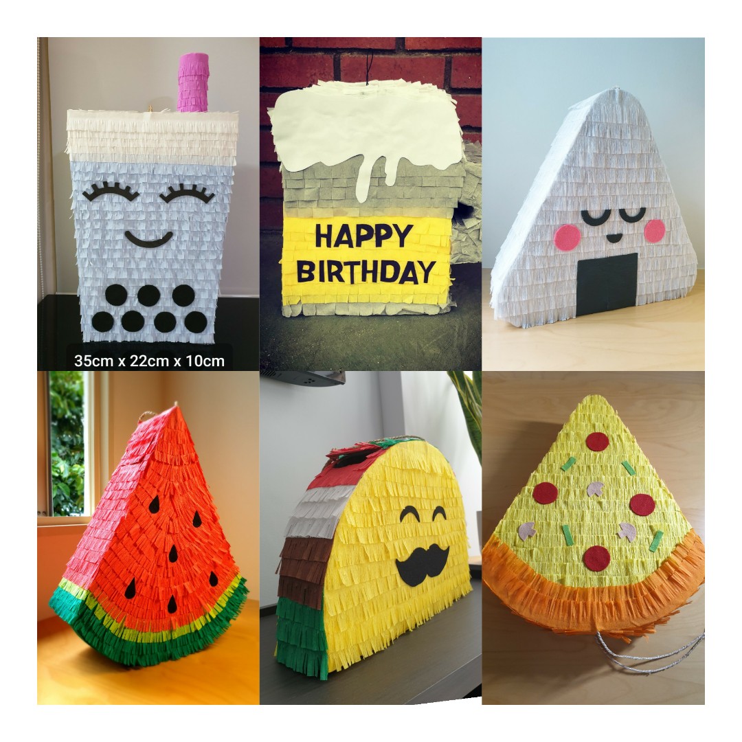 Food Pinatas (custom made), Tickets & Vouchers, Event Tickets on Carousell