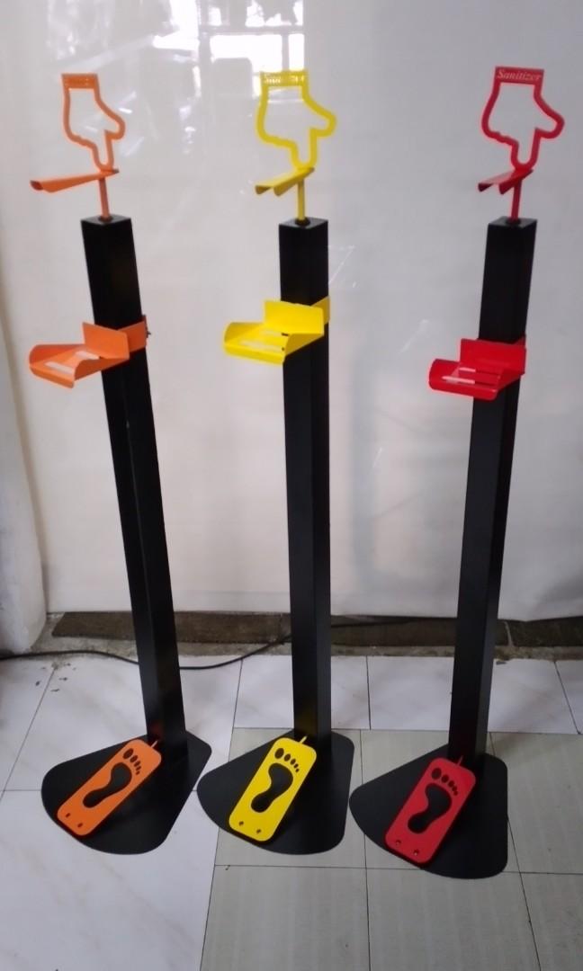 Foot Pedal Alcohol Dispenser and Hand Sanitizer, Furniture & Home ...