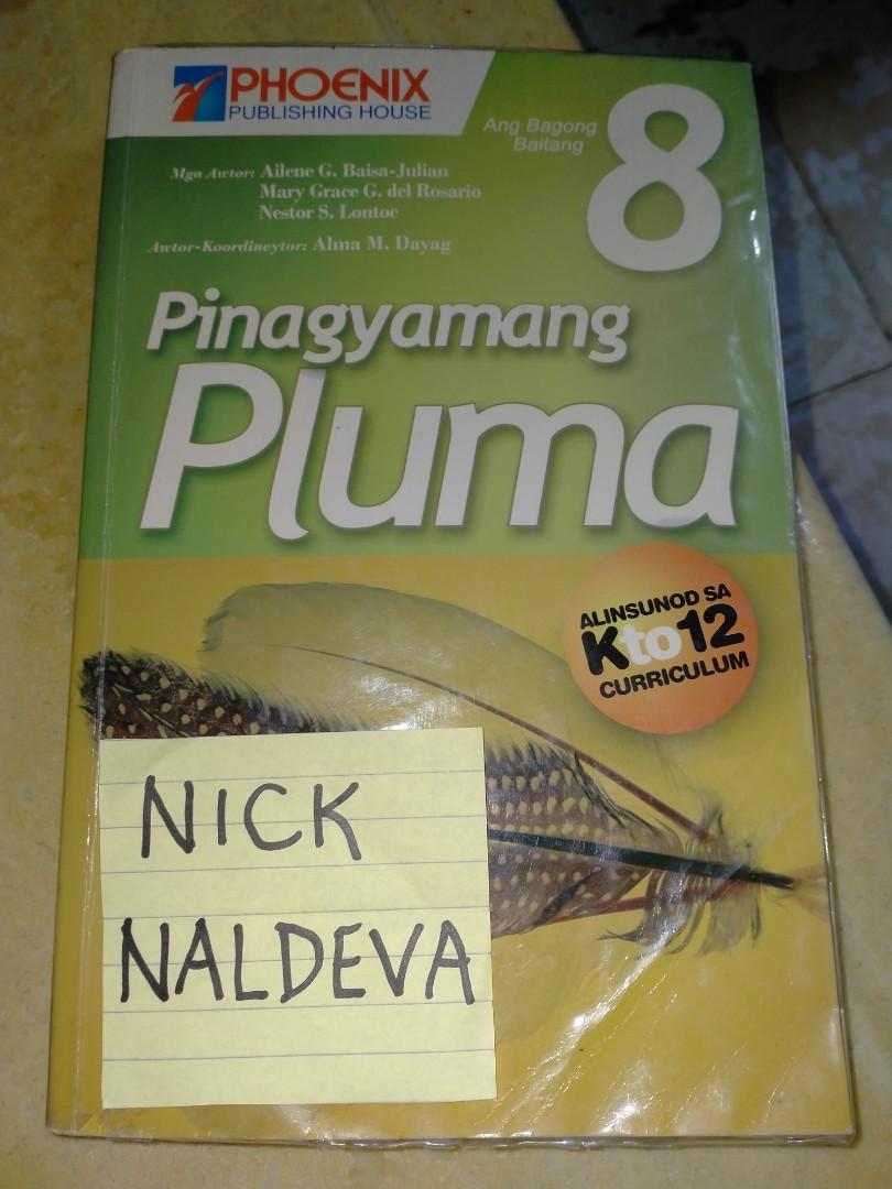 Grade 8 Filipino Book (PLUMA), Hobbies & Toys, Books & Magazines ...