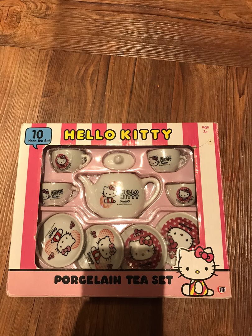 Hello kitty tea set porcelain, Babies & Kids, Nursing & Feeding ...