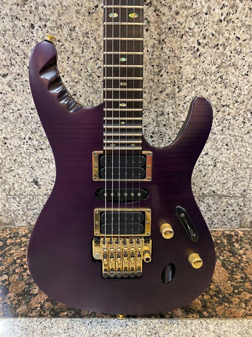 Ibanez EGEN18 TVF Herman Li Signature Prestige - Transparent Violet ...