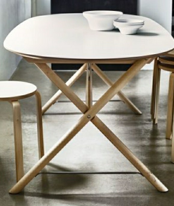 Ikea Oval Dining Table, Furniture & Home Living, Furniture, Tables ...