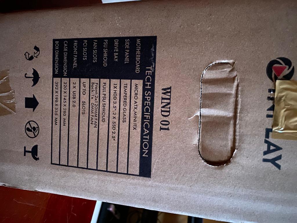 INPLAY WIND 01 MATX WINDOW SIDE PANEL GAMING CASE, Computers & Tech ...