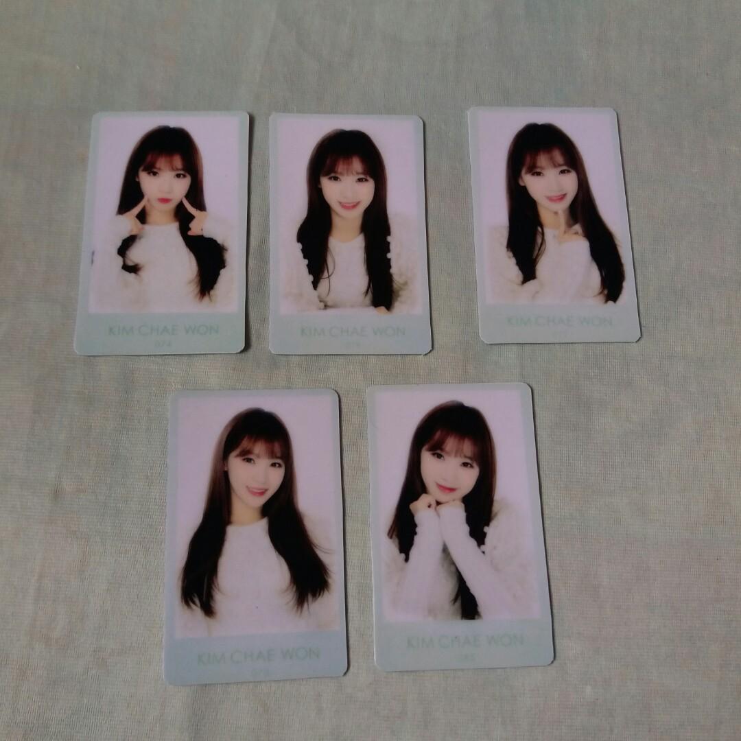 IZ*ONE CHAEWON PHOTOCARD COLLECTION SET, Hobbies & Toys, Memorabilia ...