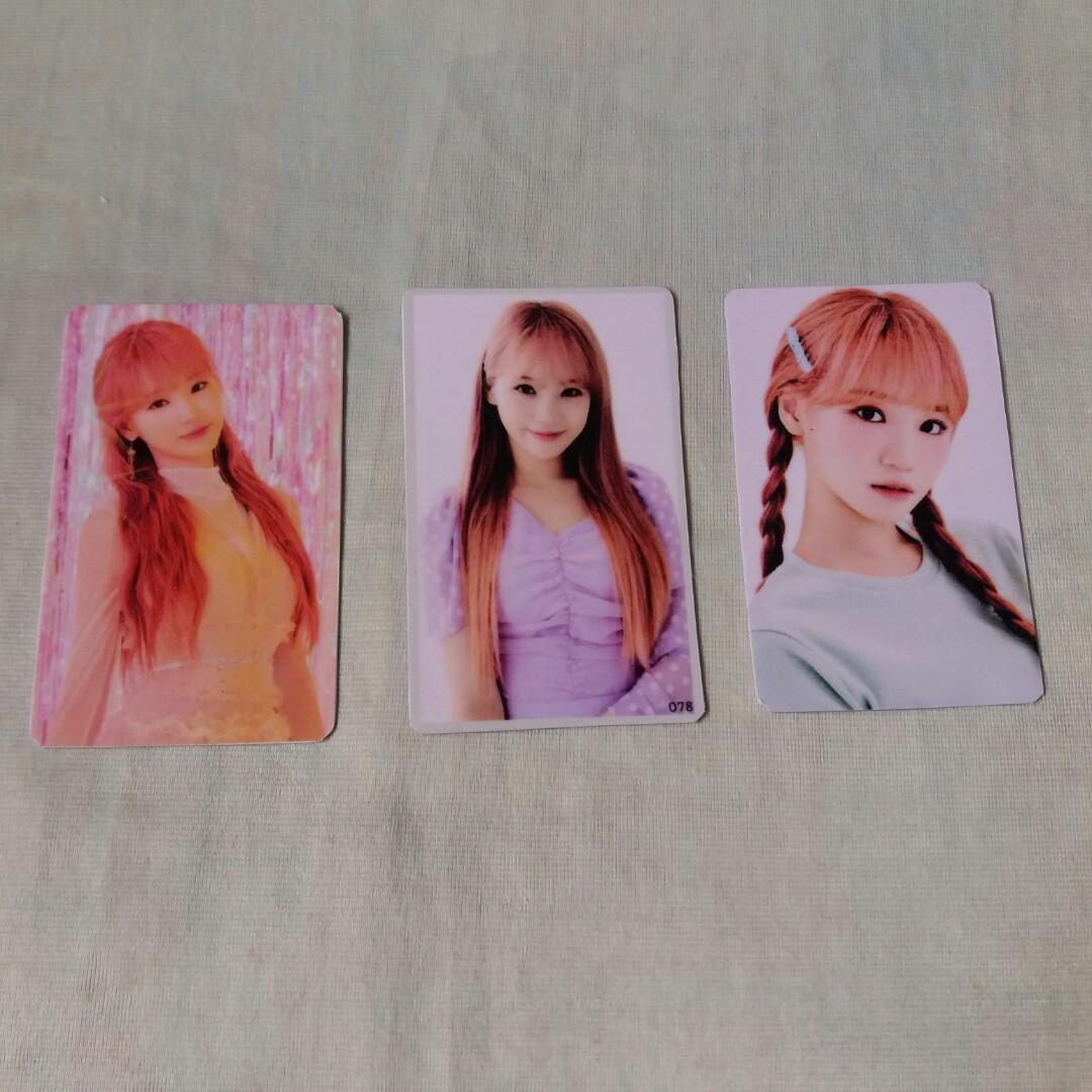 IZ*ONE CHAEWON PHOTOCARD COLLECTION SET, Hobbies & Toys, Memorabilia ...