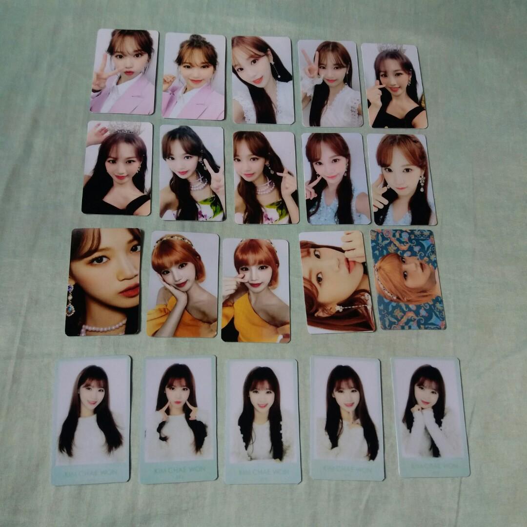IZ*ONE CHAEWON PHOTOCARD COLLECTION SET, Hobbies & Toys, Memorabilia ...
