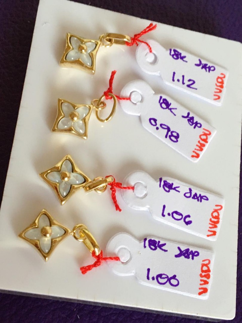 K18 Japan Gold Pendant VVSPL, Women's Fashion, Jewelry & Organizers ...