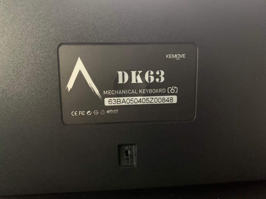 Dierya - Kemove DK63 mechanical keyboard, Computers & Tech, Parts ...