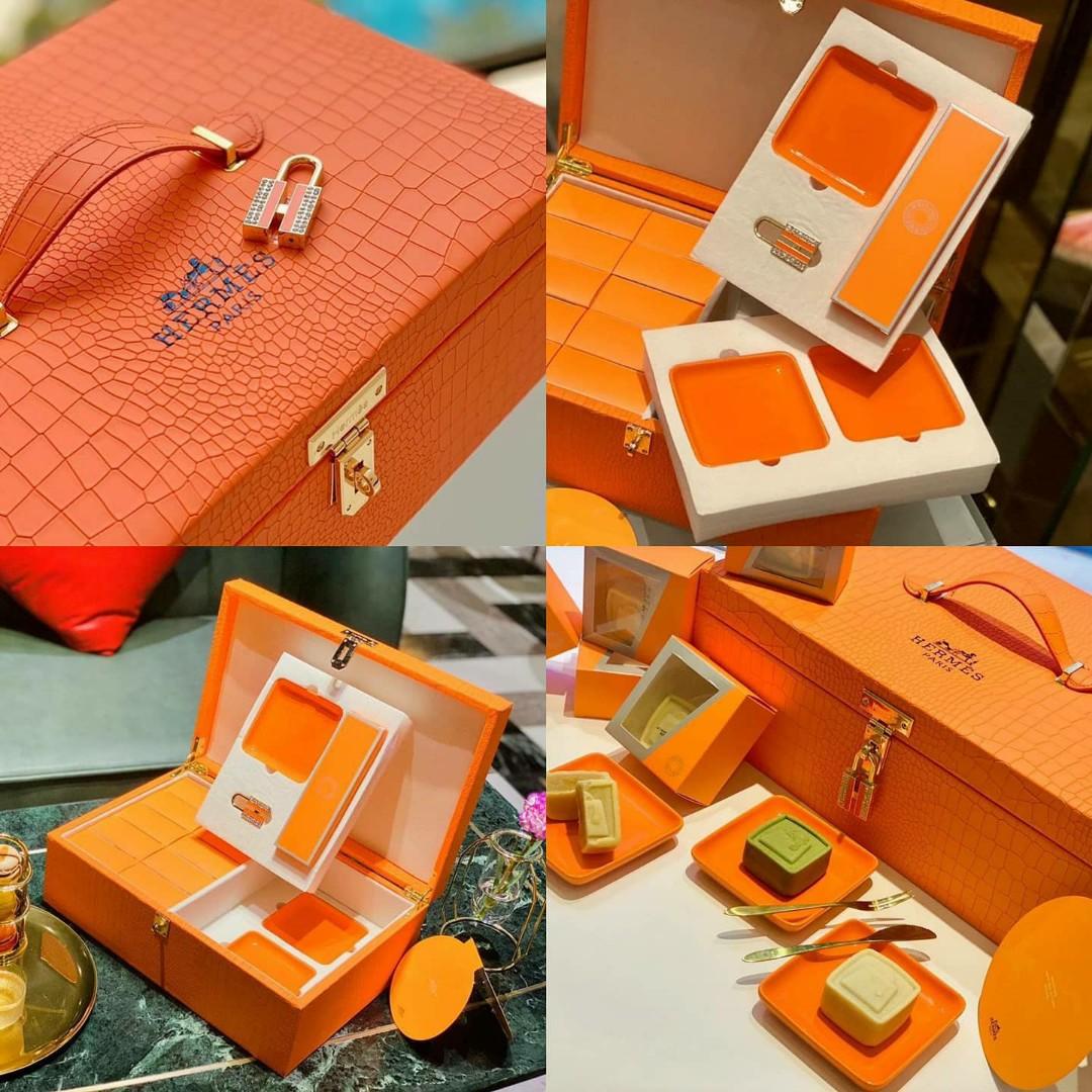 LV Louis Vuitton Hermes Chanel Tiffany 中秋月餅VIP禮盒, 嘢食 & 嘢飲, 禮品籃和禮籃 - Carousell