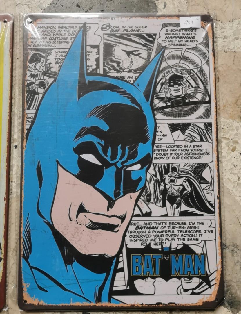 MARVEL and DC tin poster, Hobbies & Toys, Stationary & Craft, Art ...