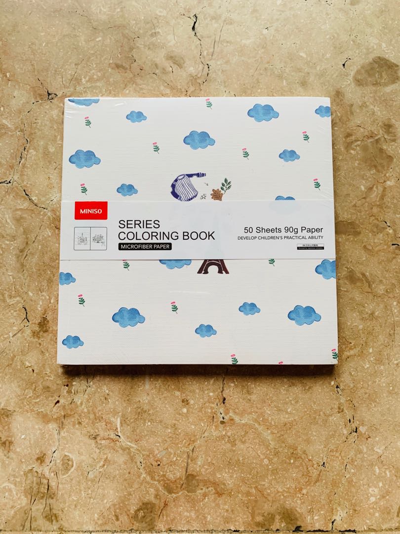 Miniso Series Coloring Book, Hobbies & Toys, Stationary & Craft, Craft ...