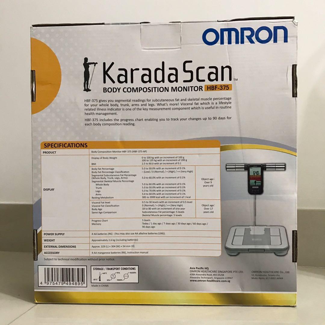 Omron Body Composition Monitor HBF-375, Assistive Devices, Health ...