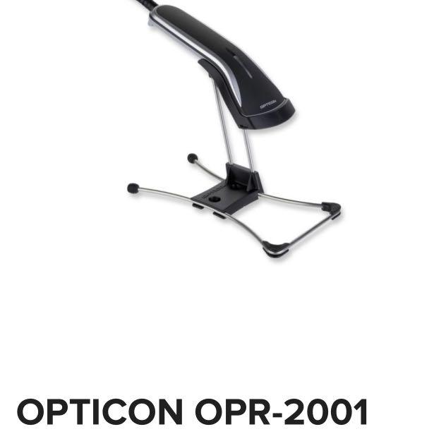 Opticon OPR-2001 USB Laser Barcode Scanner with automatic scanning ...