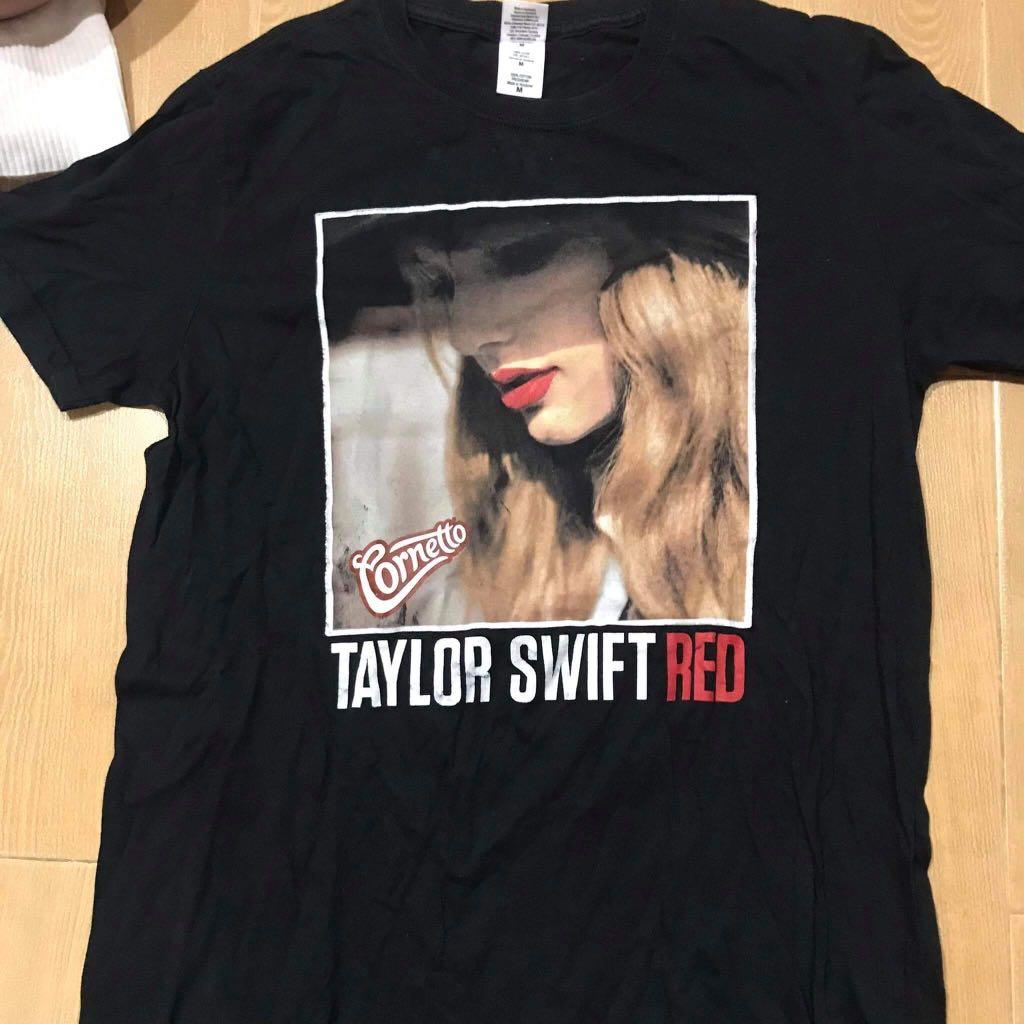 Oversized Taylor Swift's RED T-Shirt, Women's Fashion, Tops, Shirts on ...