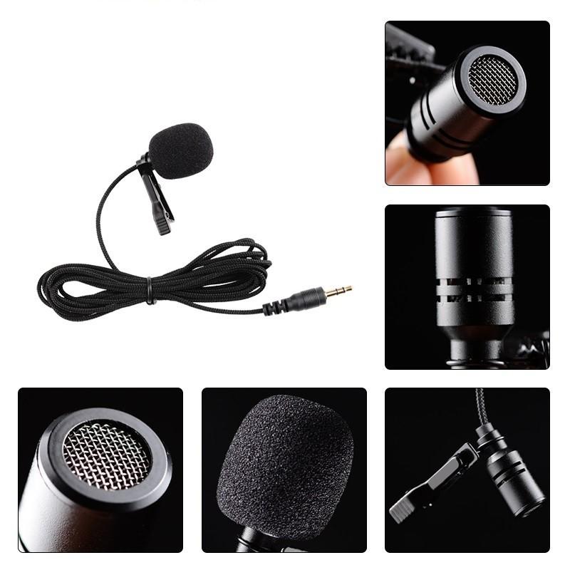 Portable Clip-On Mini Mic 3.5mm Jack for YouTube Facebook Live ...
