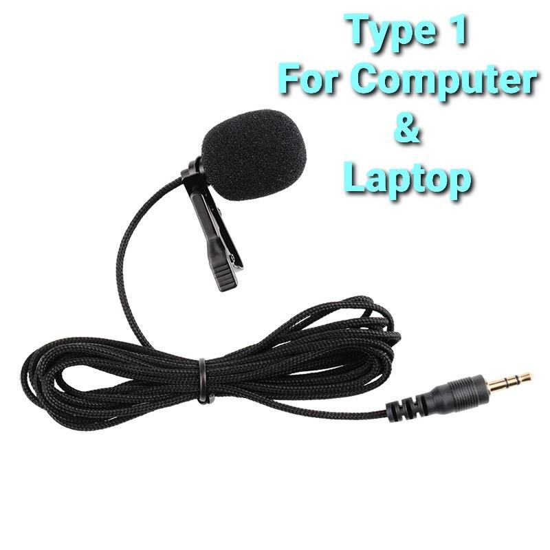 Portable Clip-On Mini Mic 3.5mm Jack for YouTube Facebook Live ...