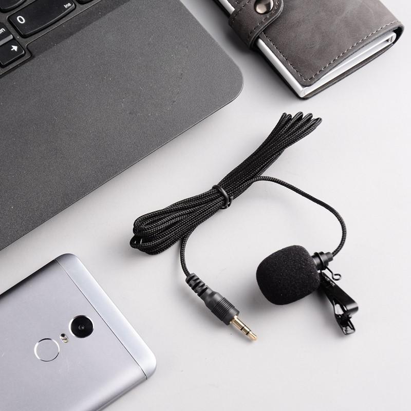 Portable Clip-On Mini Mic 3.5mm Jack for YouTube Facebook Live ...
