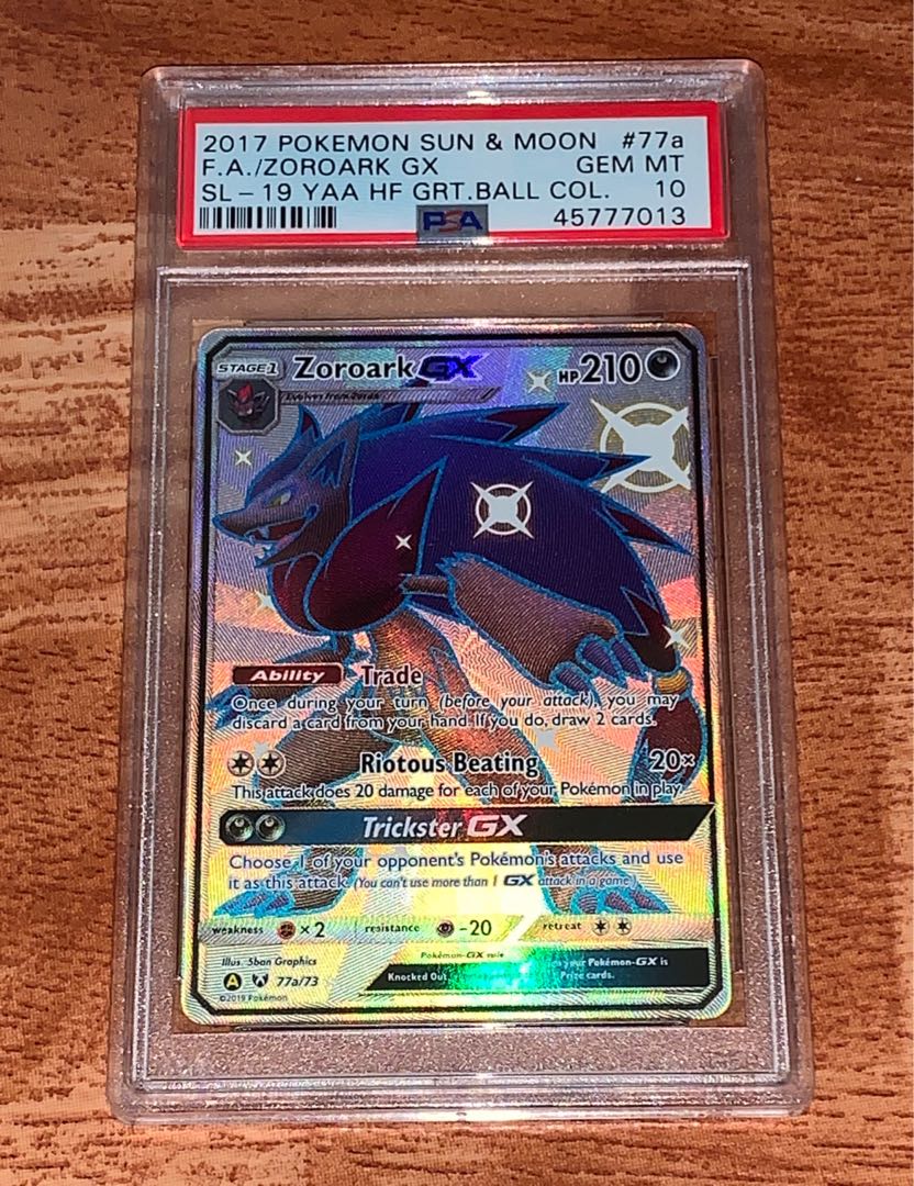 Shiny Zoroark Card