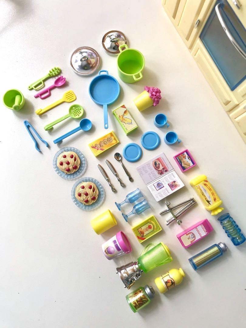 Original Barbie Complete kitchen set, Hobbies & Toys, Toys & Games on ...