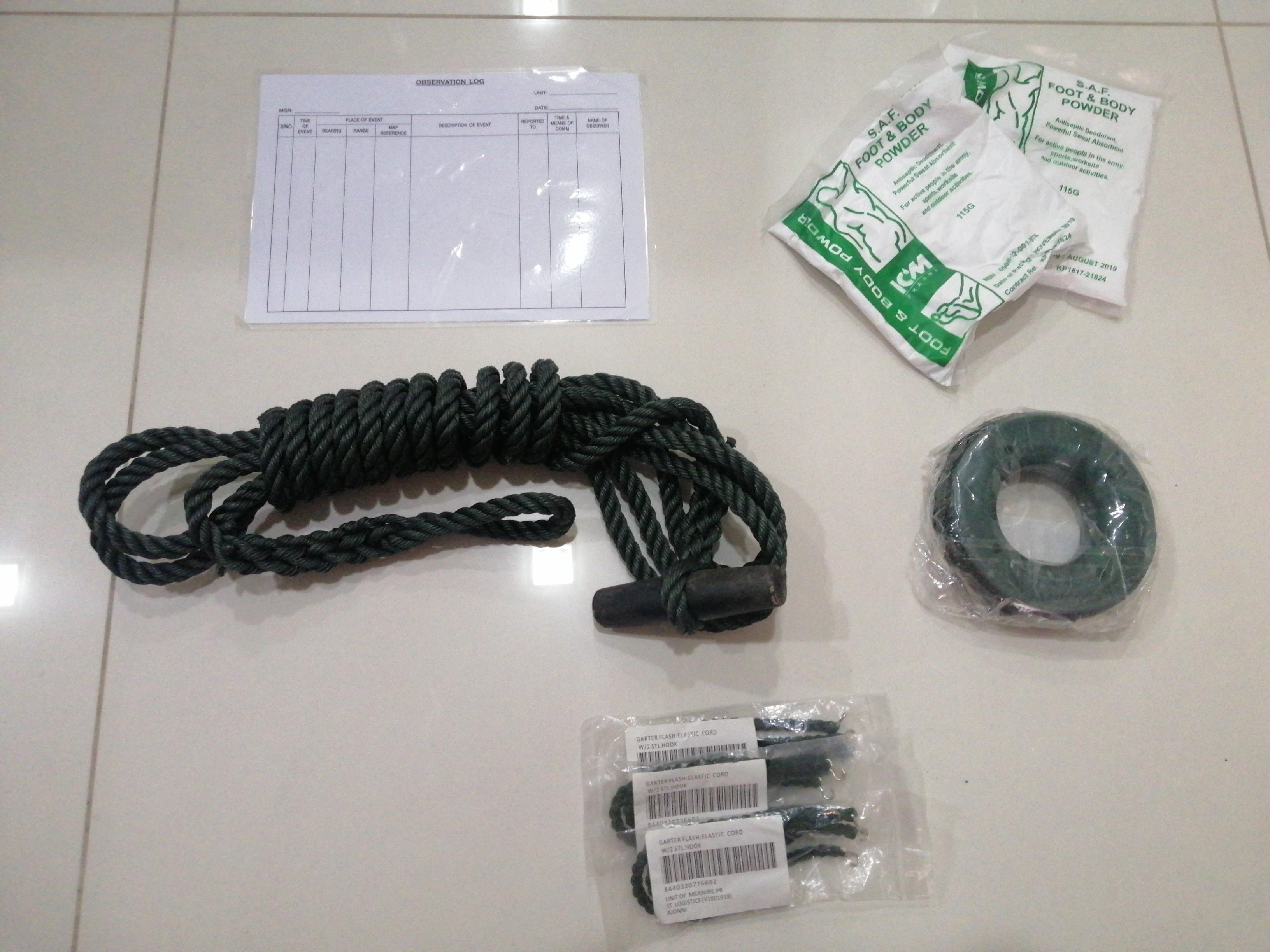 SAF common equipments for field craft (Urgent delivery for $6), Hobbies ...