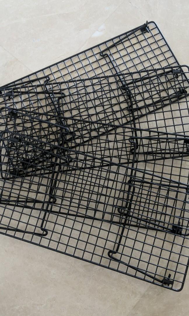 Shoe Rack IKEA Black Metal, Furniture & Home Living, Furniture, Shelves ...