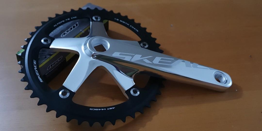 SKEACE CRANKSET 48T BCD144, Sports Equipment, Bicycles & Parts ...