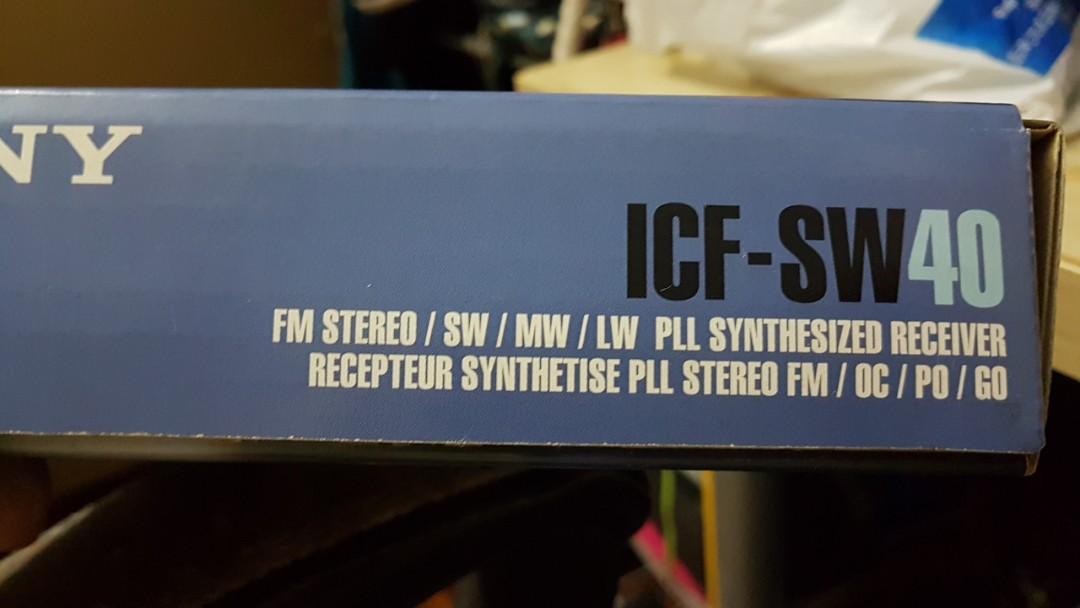 Sony ICF-SW40 Shortwave World Band Receiver Radio (DISCONTINUED BY ...