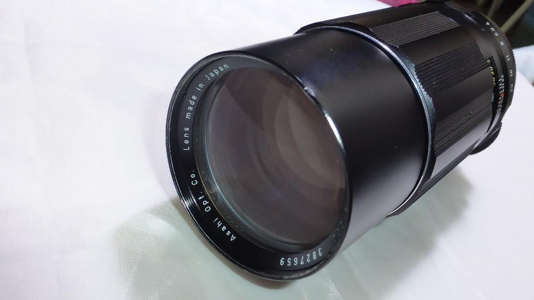 Super Takumar 200mm f4 lens Japan, Photography, Lens & Kits on Carousell