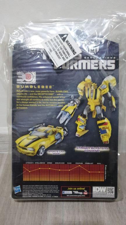 Transformers Generation BumbleBee Deluxe (IDW 2014 with Comic), Hobbies ...