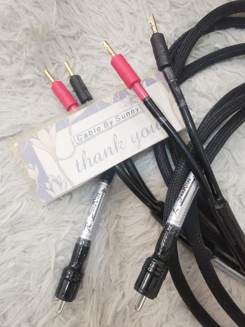 vintage amp speaker cable, Audio, Other Audio Equipment on Carousell