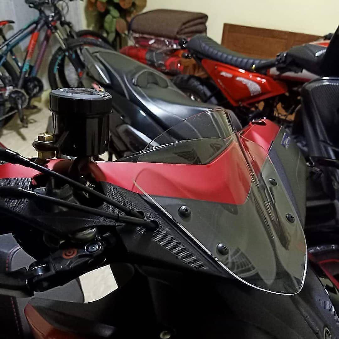 Yamaha Aerox clear windshield, Motorcycles, Motorcycle Accessories on ...
