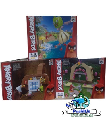 Angry Birds Building Blocks Toy for Kids-Ready Stock (EK81006), Hobbies ...
