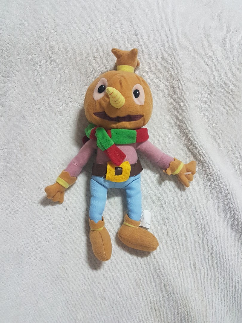 Authentic Rare Vintage Nanco Bob The Builder Spud the Scarecrow Plush ...