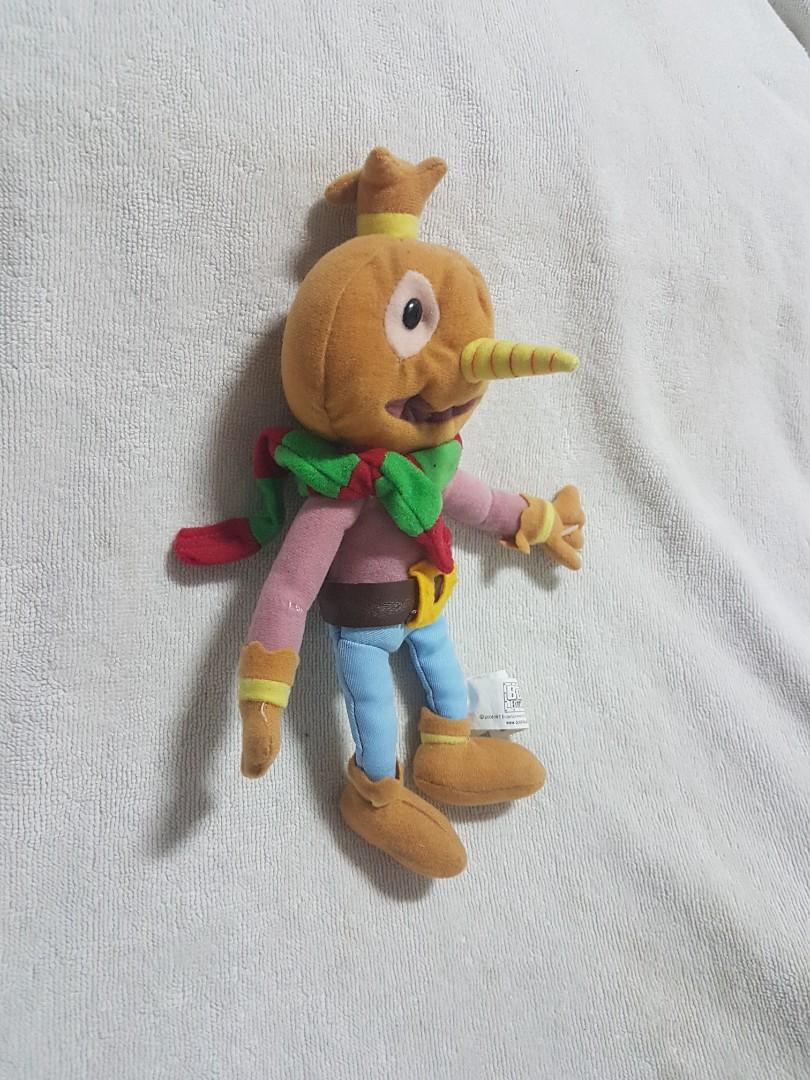 Authentic Rare Vintage Nanco Bob The Builder Spud the Scarecrow Plush ...