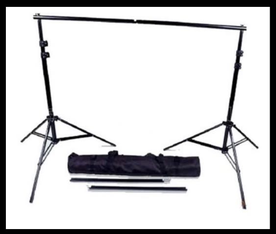 Backdrop Stand with White Background, Photography, Photography ...
