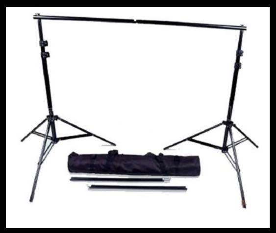 Backdrop Stand with White Background, Photography, Photography ...