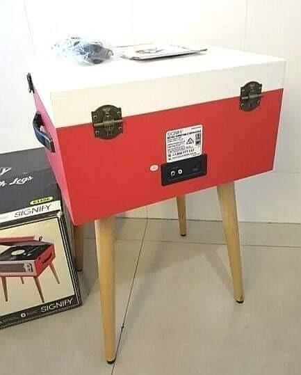 Brand New Signify Classic Retro Wooden Style Turntable with Legs and ...