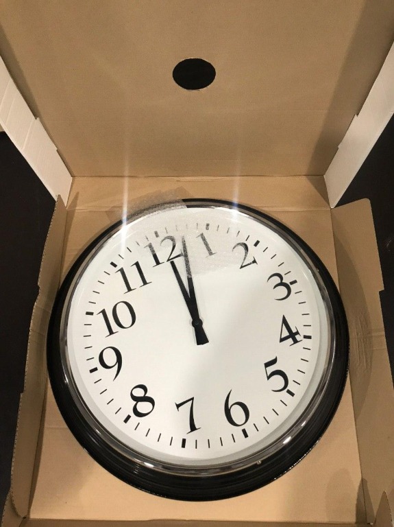 BRAVUR clock, Furniture, Home Decor, Others on Carousell