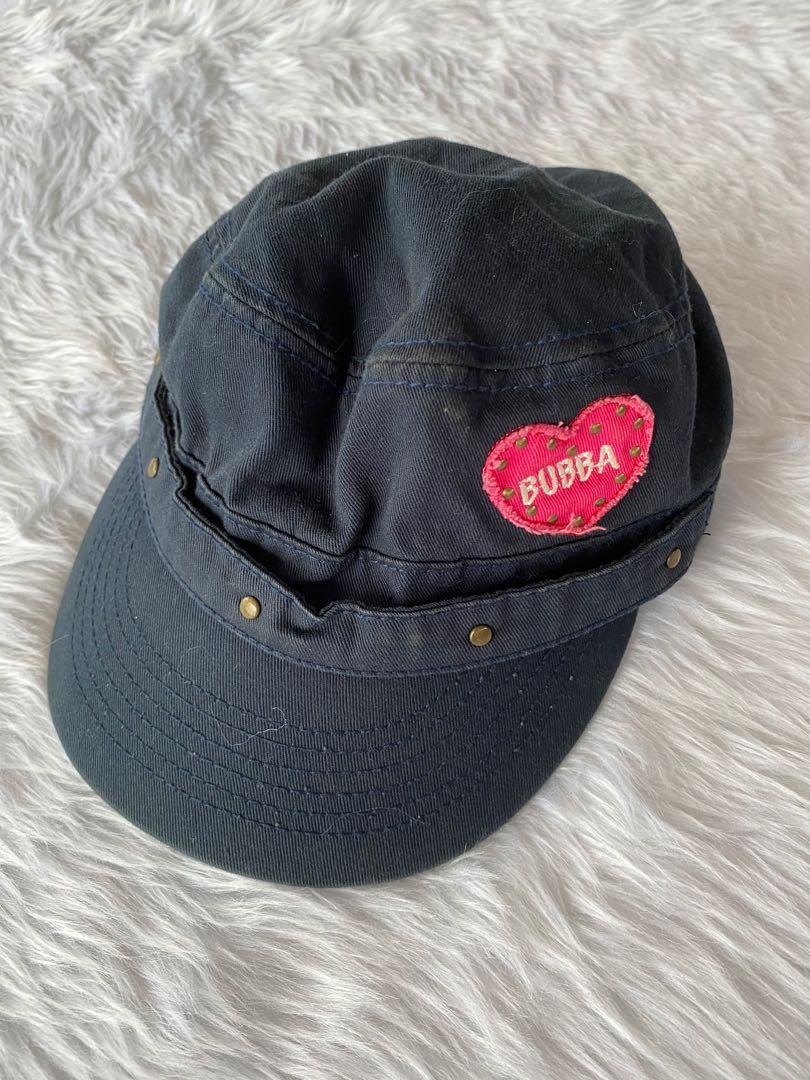 Bubba Gump Navy Blue Embroidered Cap, Women's Fashion, Watches ...