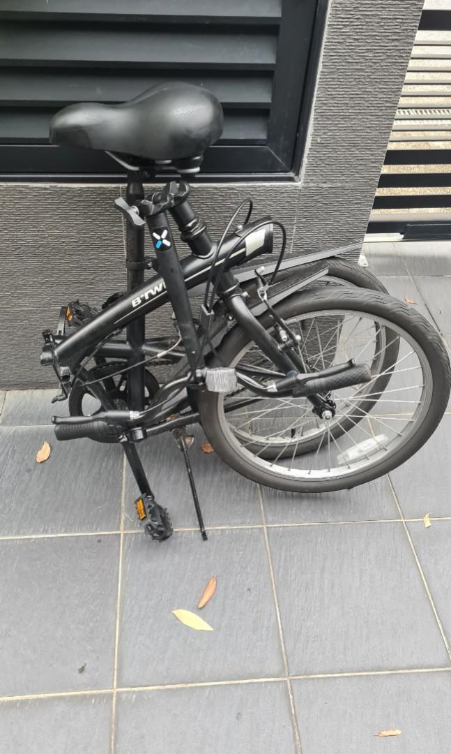 Decathlon Tilt 100 foldable, upgraded saddle, Sports Equipment ...