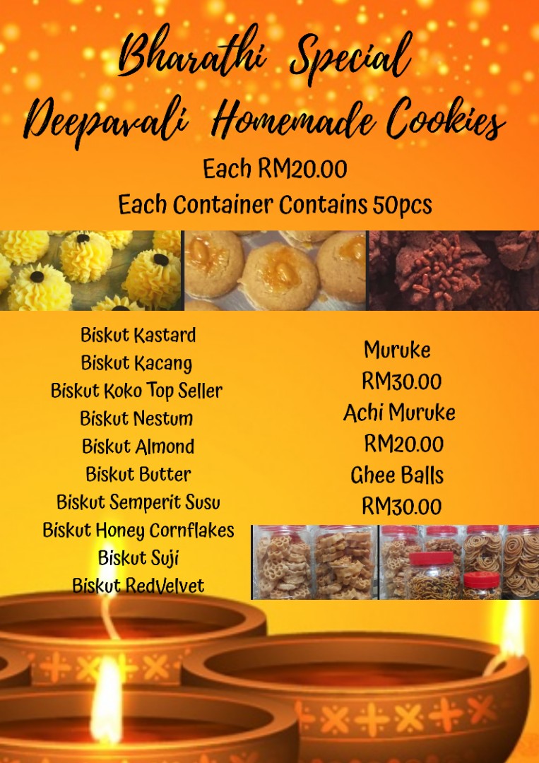Deepavali Cookies, Food & Drinks, Homemade Bakes on Carousell