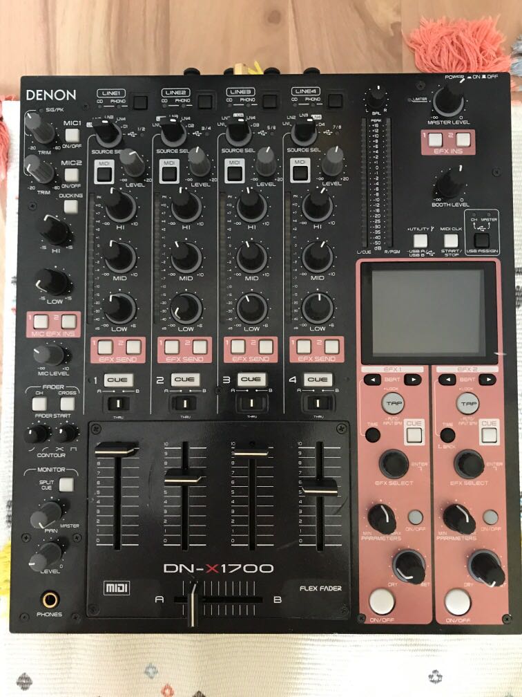 Denon X1700 DJ mixer, Hobbies & Toys, Music & Media, Musical ...