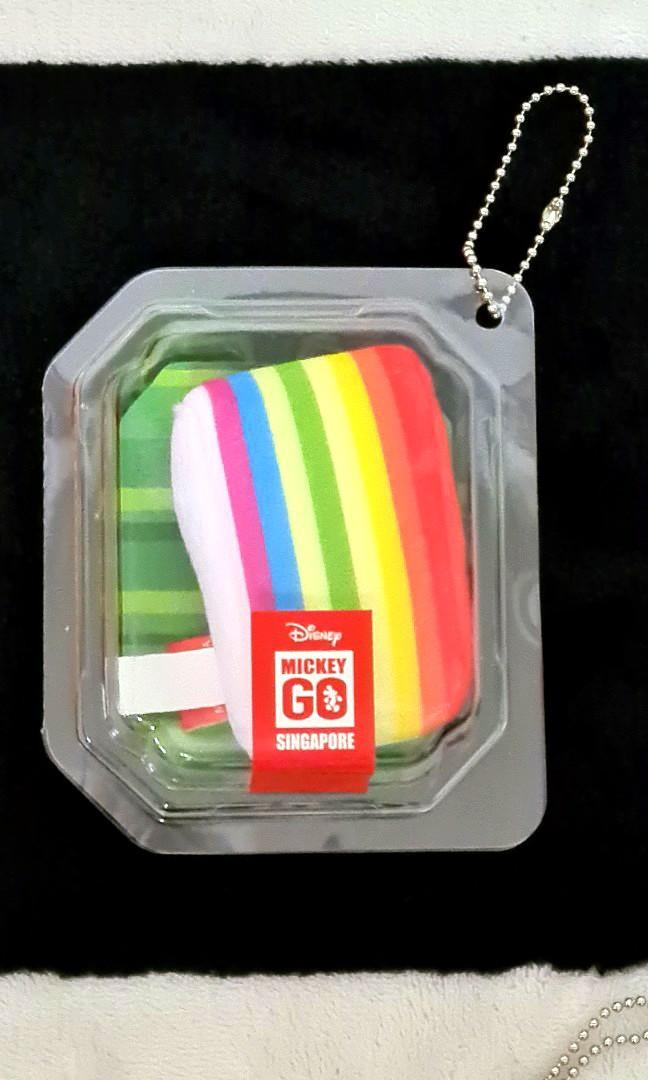 Disney Mickey Go Singapore Keychain series/ Lapis Sagu/ Curry puff ...