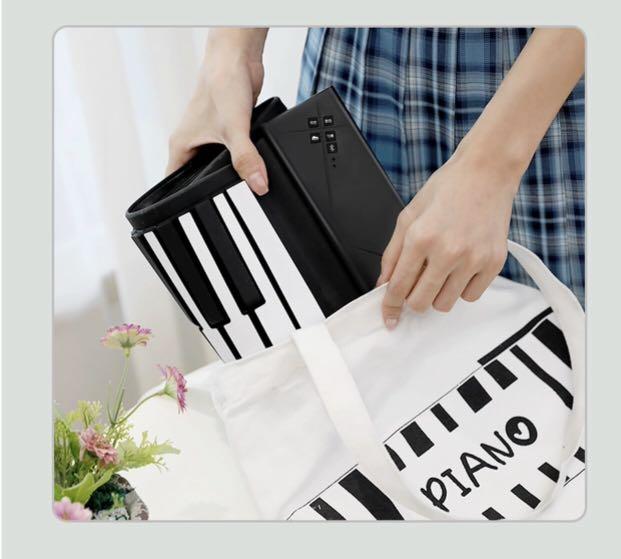 Flexi Rollable Foldable Digital Piano Keyboard 88, Music & Media, Music ...