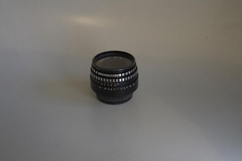 Domiplan 50mm German film lens , Photography, Lens & Kits on Carousell