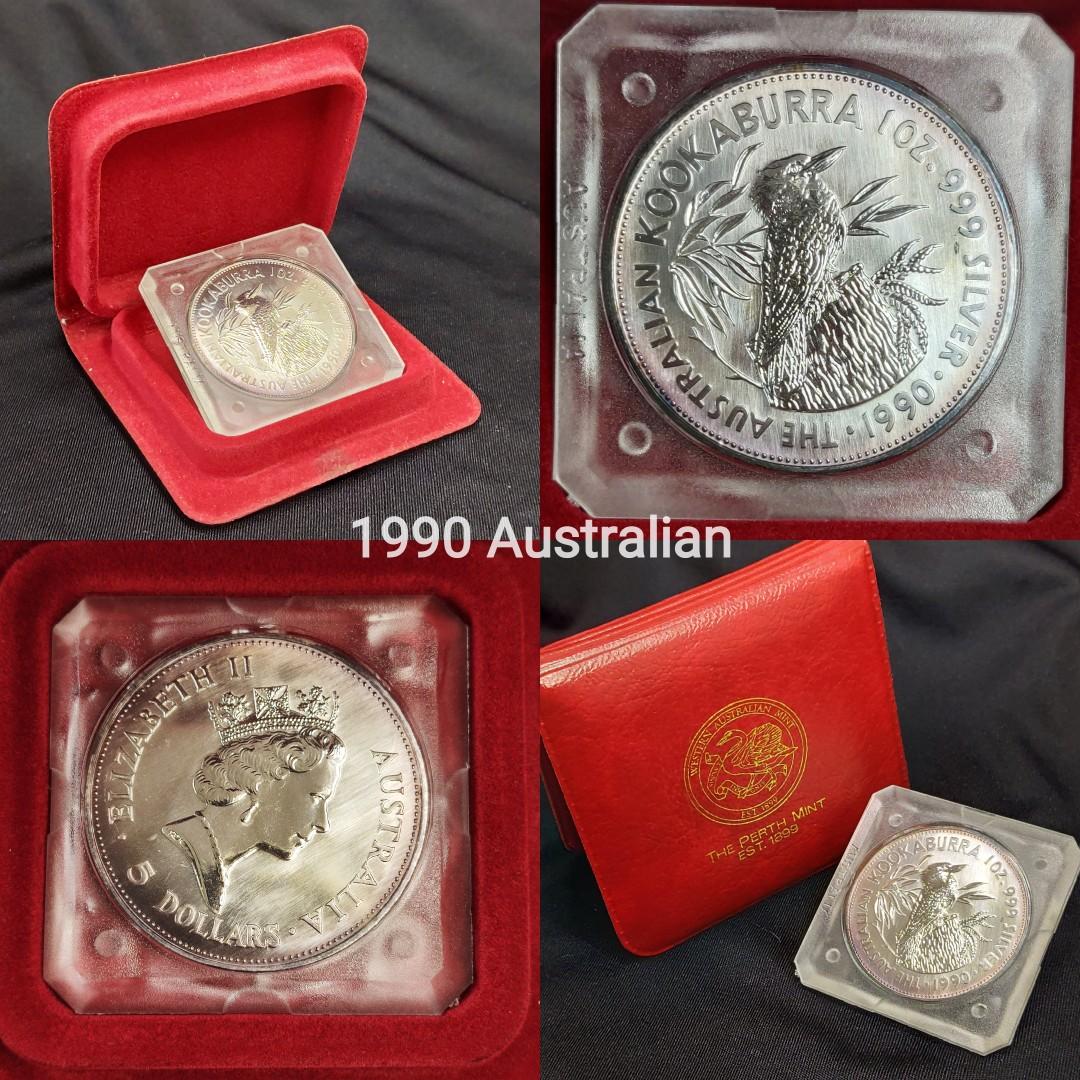 Gold & Silver, 1901 coin, Gold Maple coin, Gold Kangaroo Nugget Coin ...