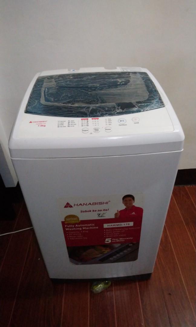 Hanabishi 7kg Fully Automatic Washing Machine, TV & Home Appliances ...